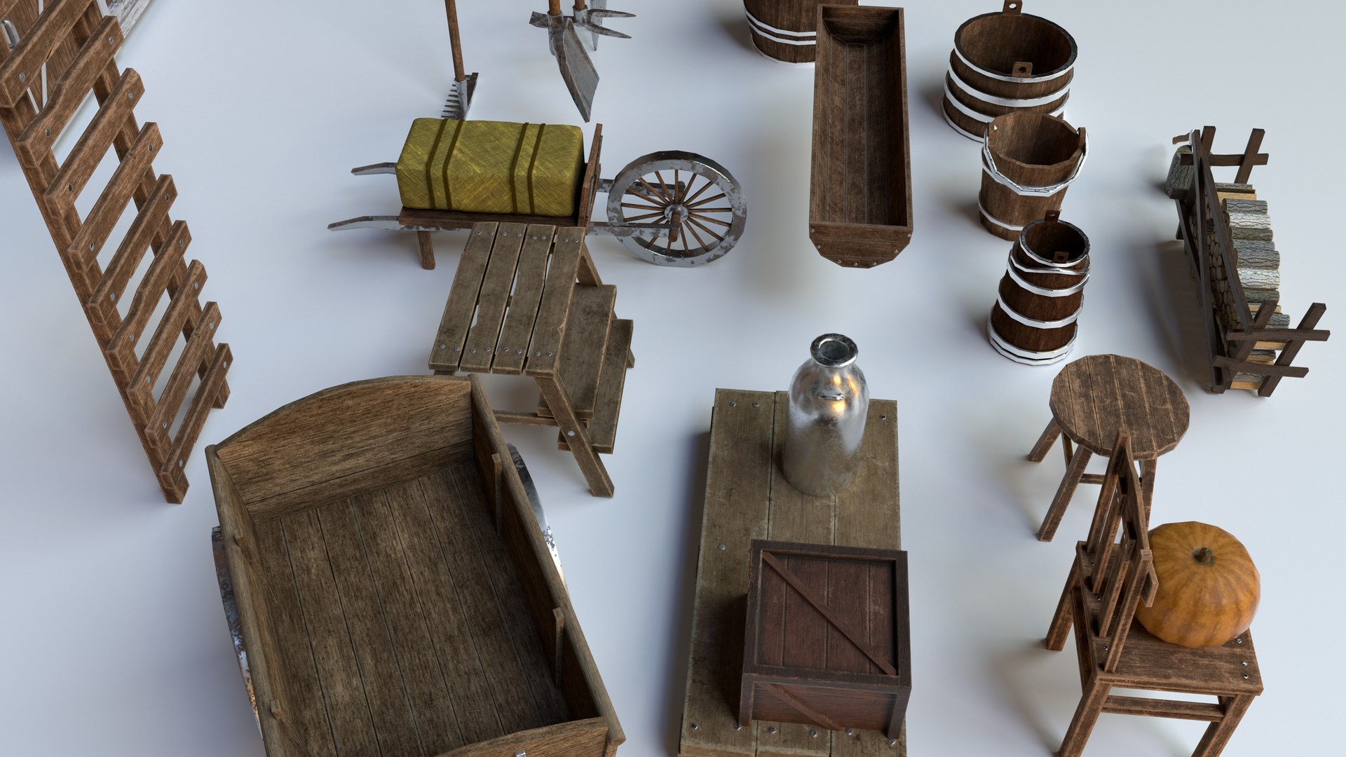 Farm Assets Model - TurboSquid 1727888