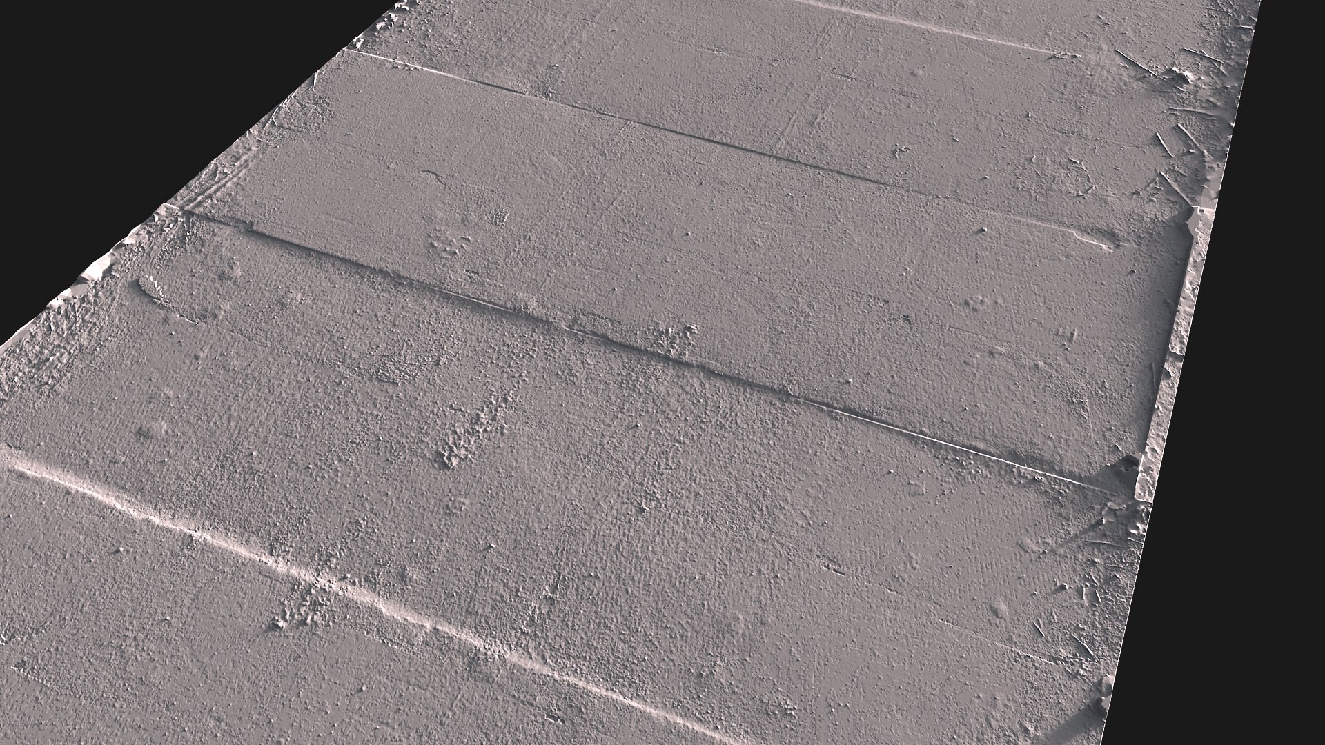 Technological Road Concrete Scan 3D Model - TurboSquid 1431472