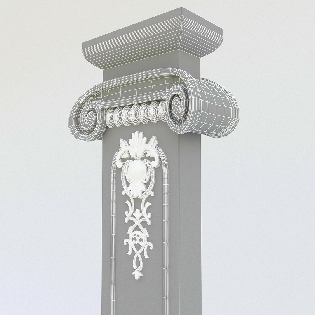 3D model classical column - TurboSquid 1414516