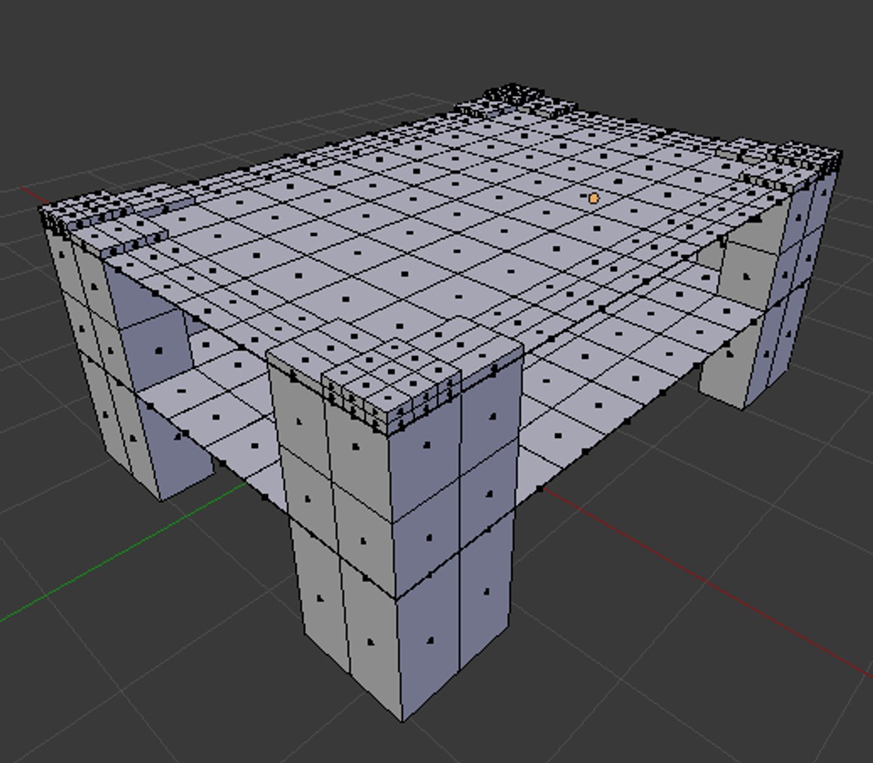3d modern table model