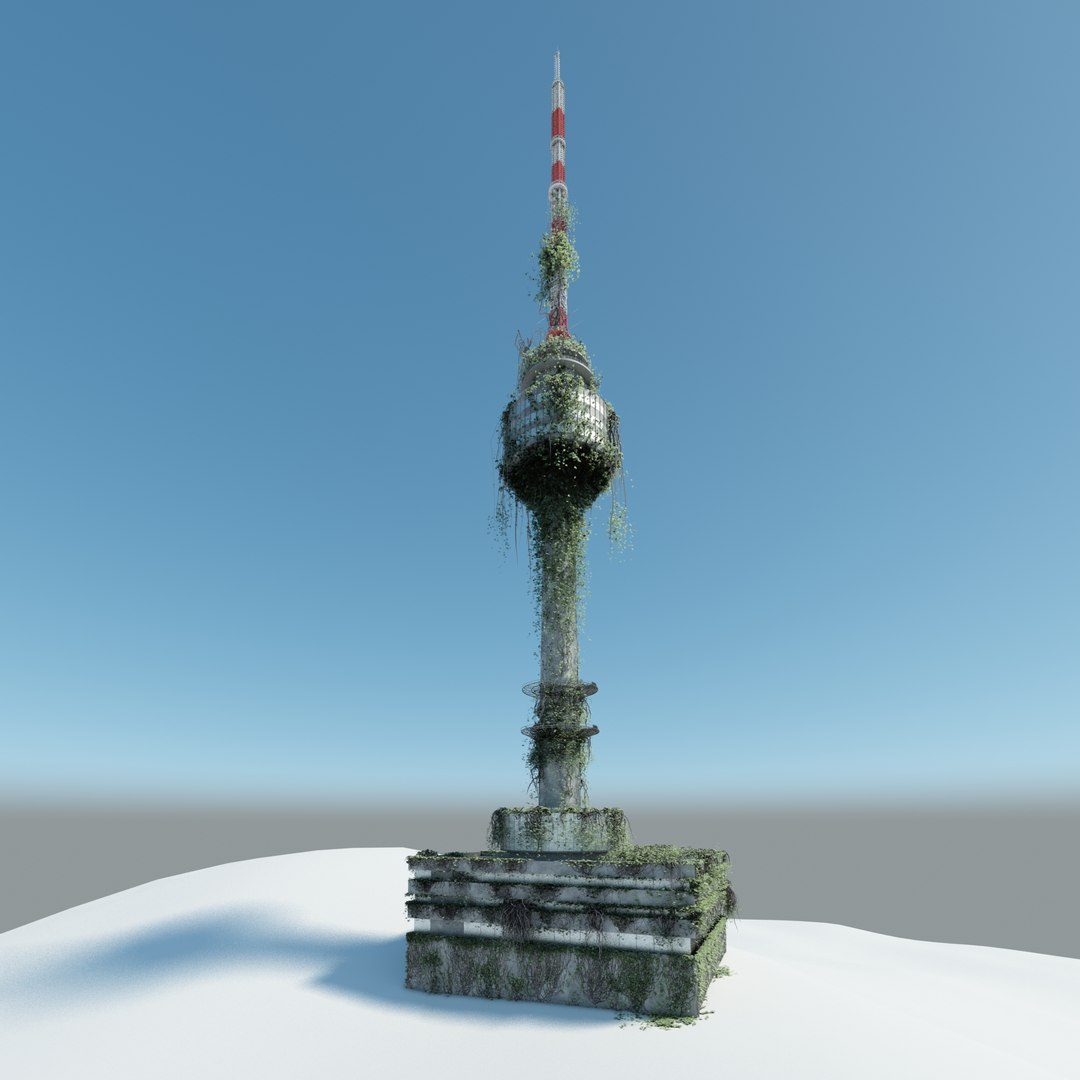 N Seoul Tower Post 3D Model - TurboSquid 1545615