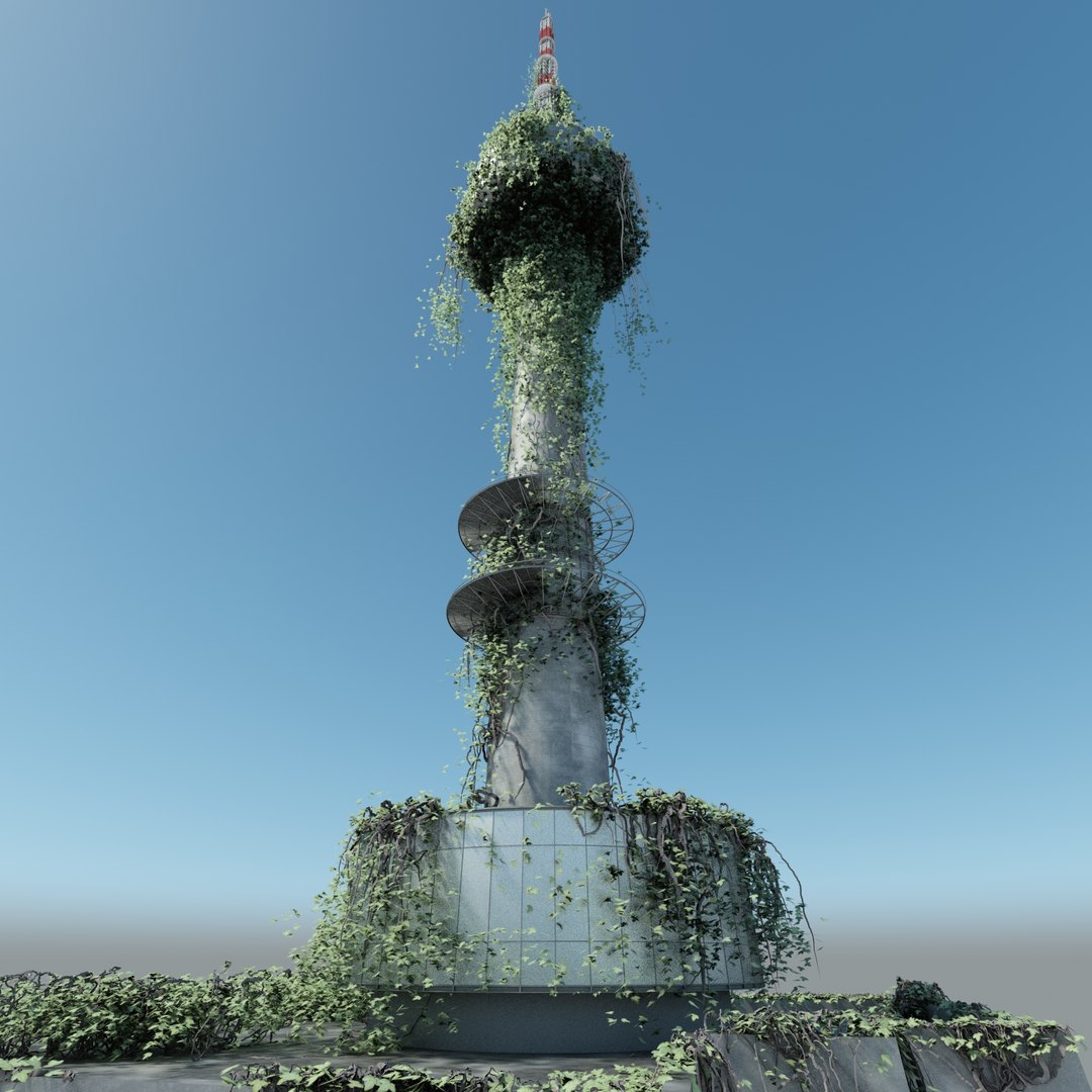 N Seoul Tower Post 3D Model - TurboSquid 1545615