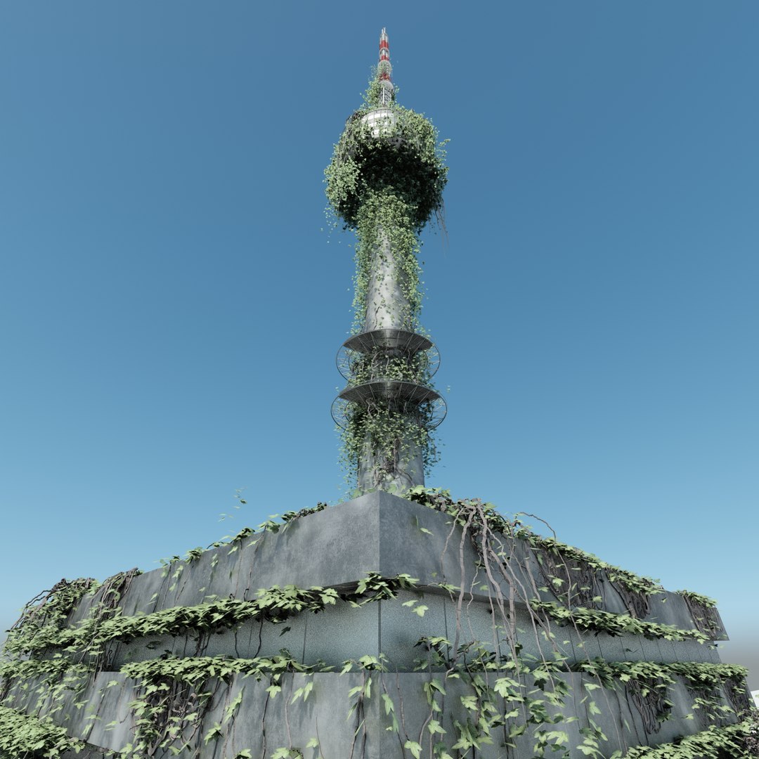 N Seoul Tower Post 3D Model - TurboSquid 1545615
