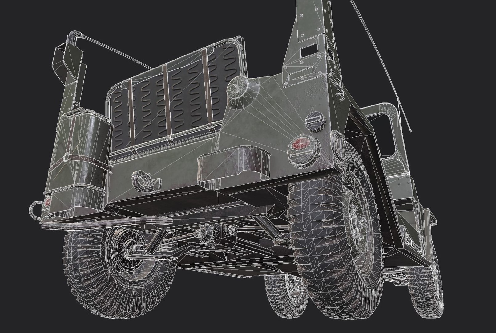 3D JEEP M151 MUTT Low-poly Model - TurboSquid 1778966