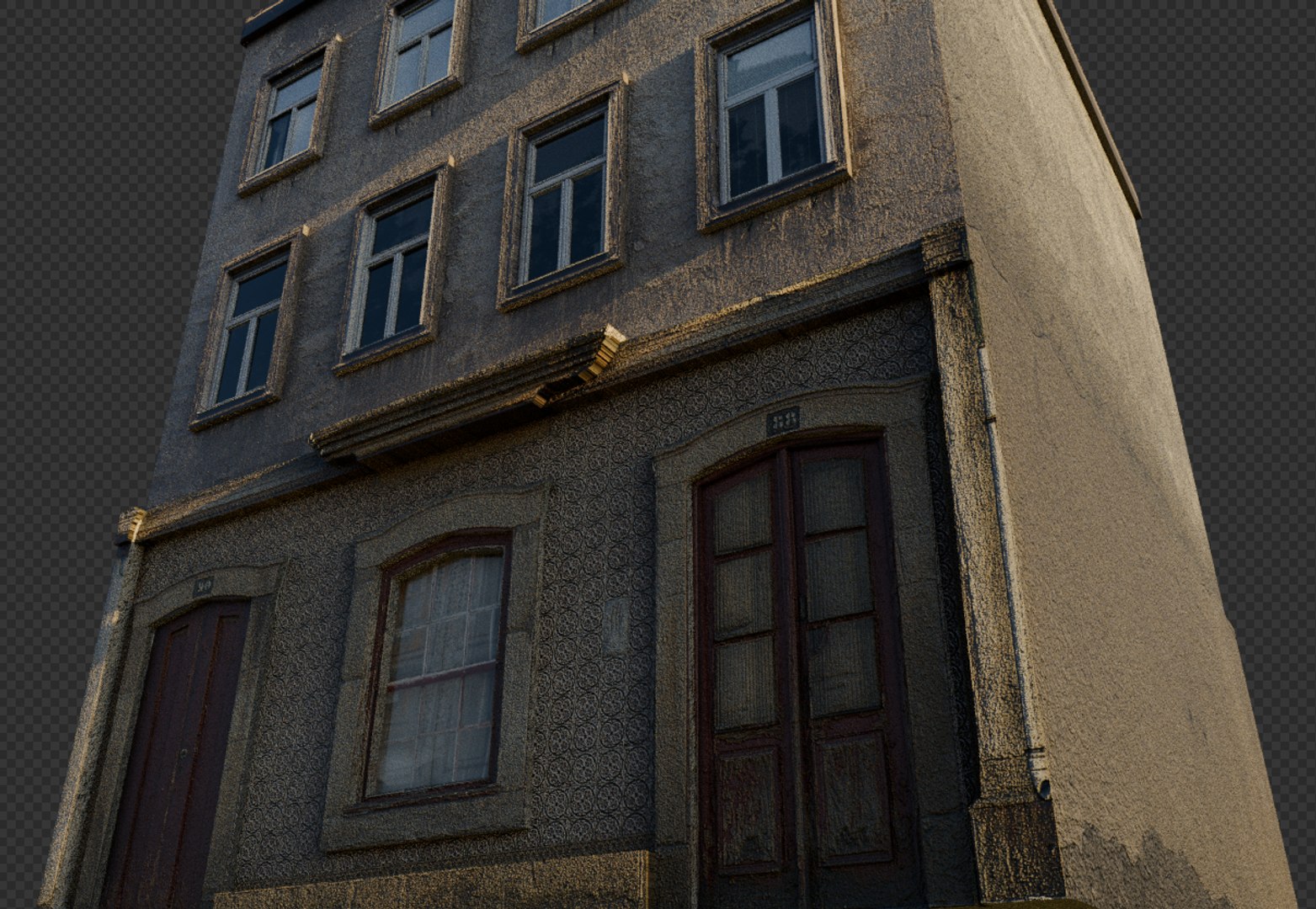 Free 3D Old Buildings Pack Of 5 - TurboSquid 2234722