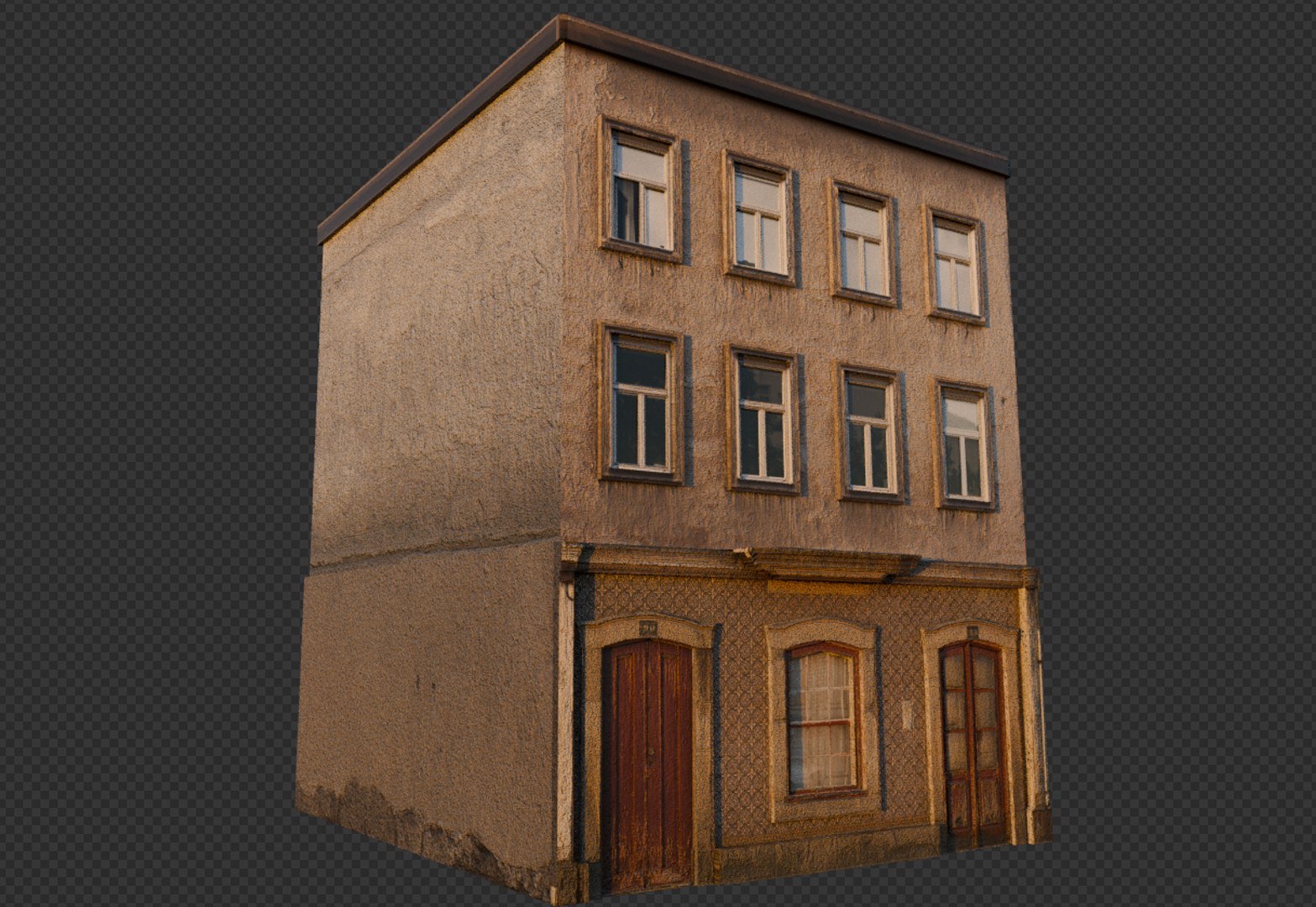Free 3D Old Buildings Pack Of 5 - TurboSquid 2234722