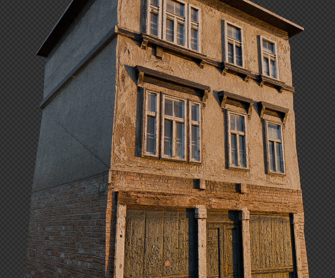 Free 3D Old Buildings Pack Of 5 - TurboSquid 2234722