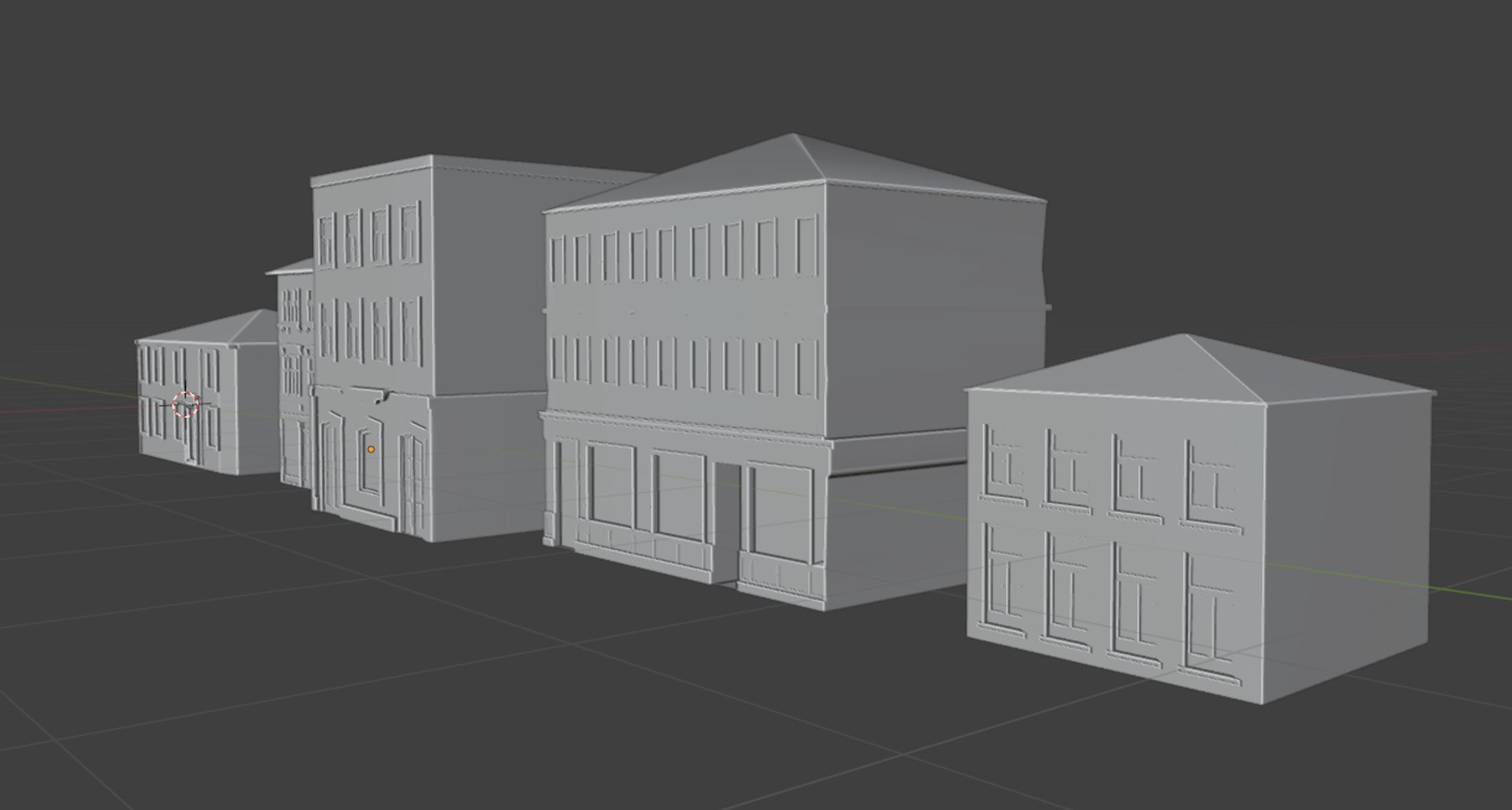 Free 3D Old Buildings Pack Of 5 - TurboSquid 2234722