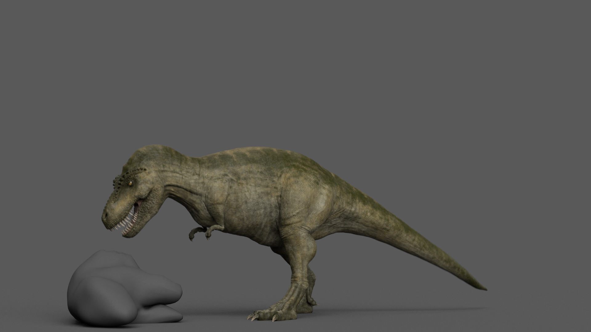 3D Tyrannosaurus Rex T-rex Green - TurboSquid 1539161