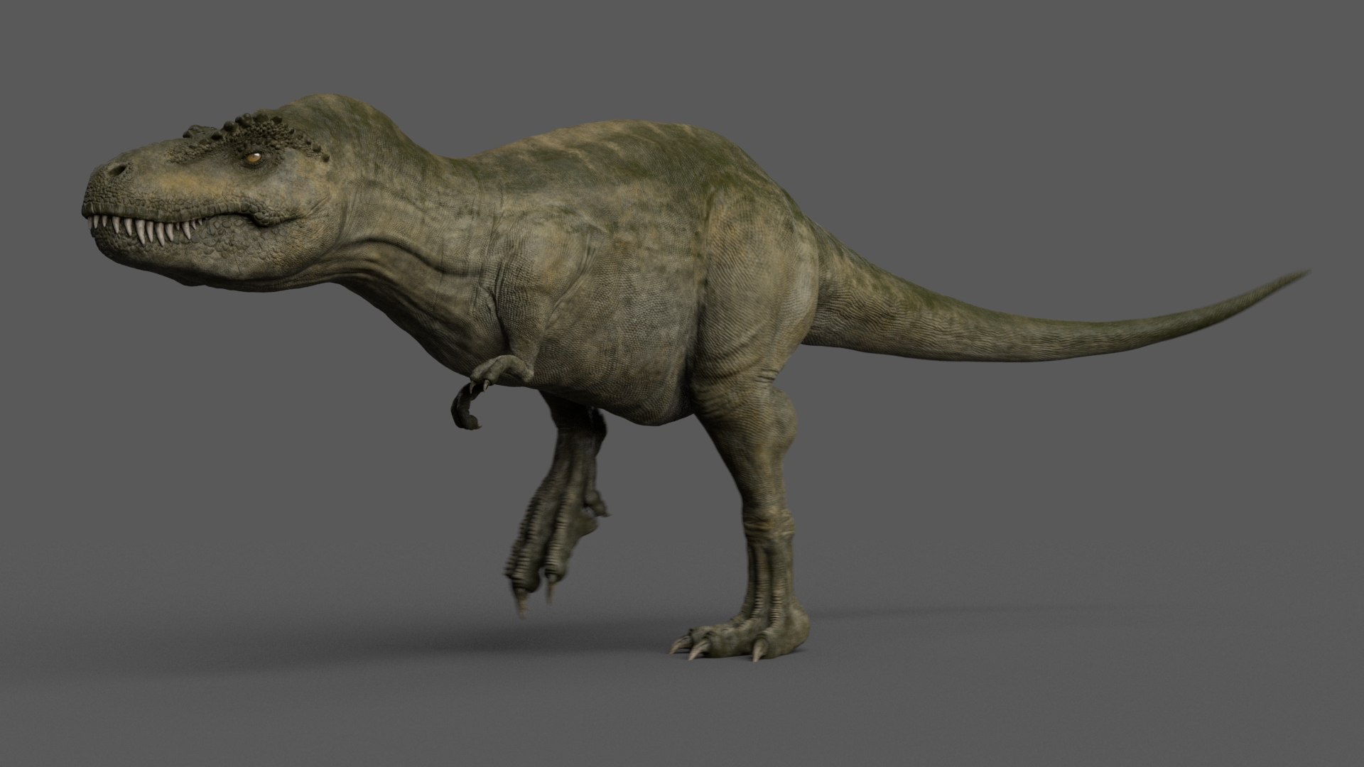 3D Tyrannosaurus Rex T-rex Green - TurboSquid 1539161