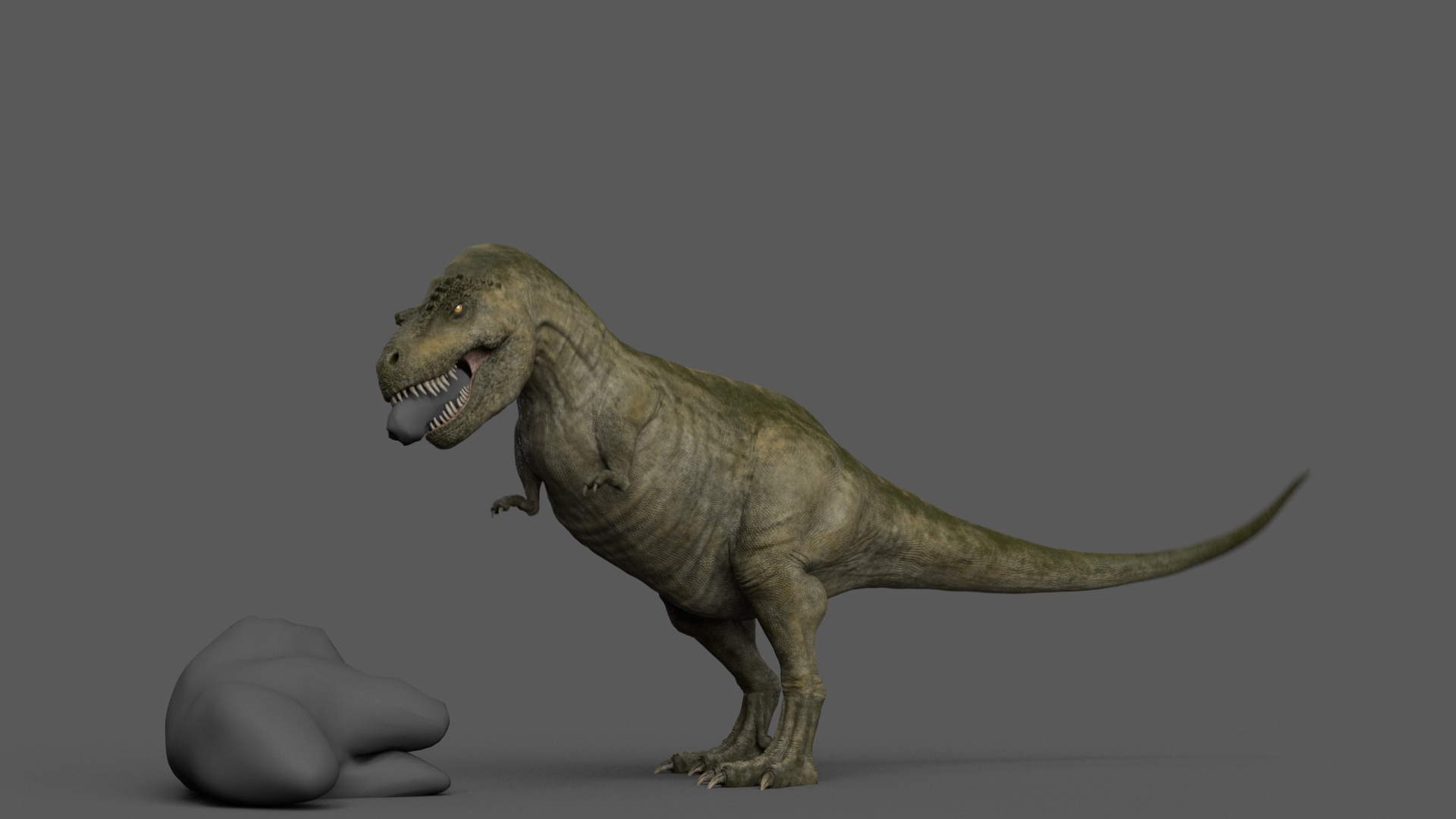 3D Tyrannosaurus Rex T-rex Green - TurboSquid 1539161