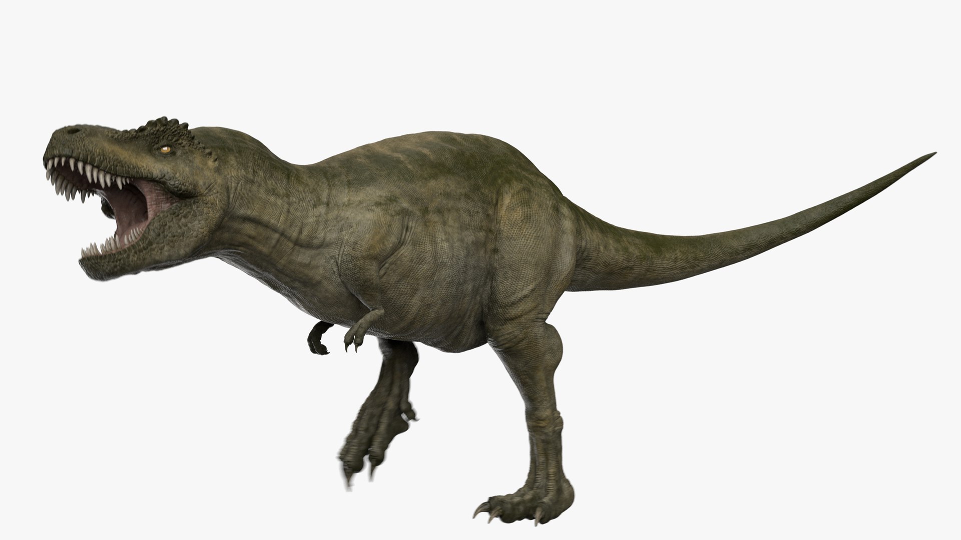 3D tyrannosaurus rex t-rex green - TurboSquid 1539161