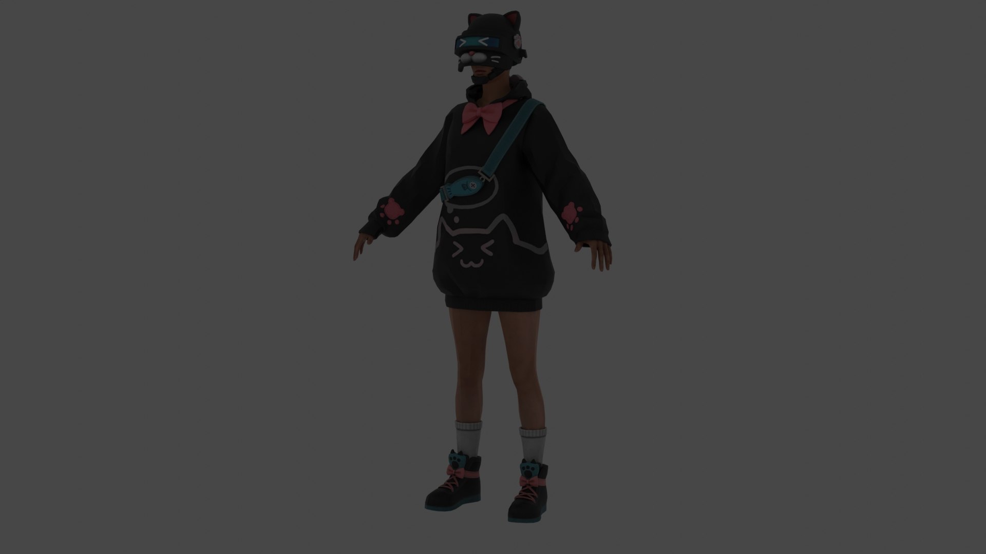 3D Joyful Kitten Set Character from PUBG Mobile - TurboSquid 2002800