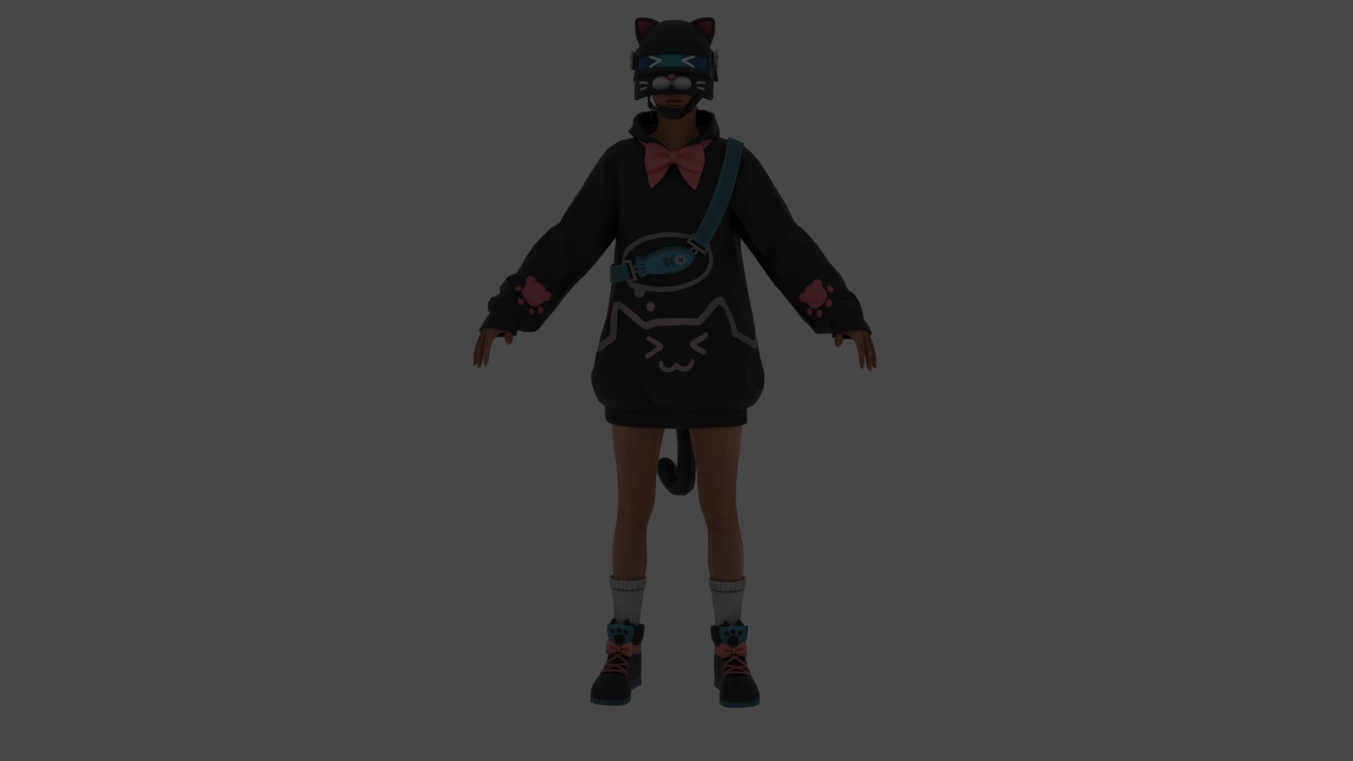 3D Joyful Kitten Set Character from PUBG Mobile - TurboSquid 2002800