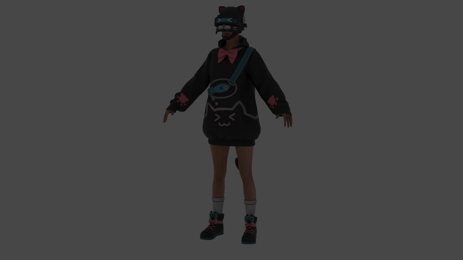 3D Joyful Kitten Set Character from PUBG Mobile - TurboSquid 2002800