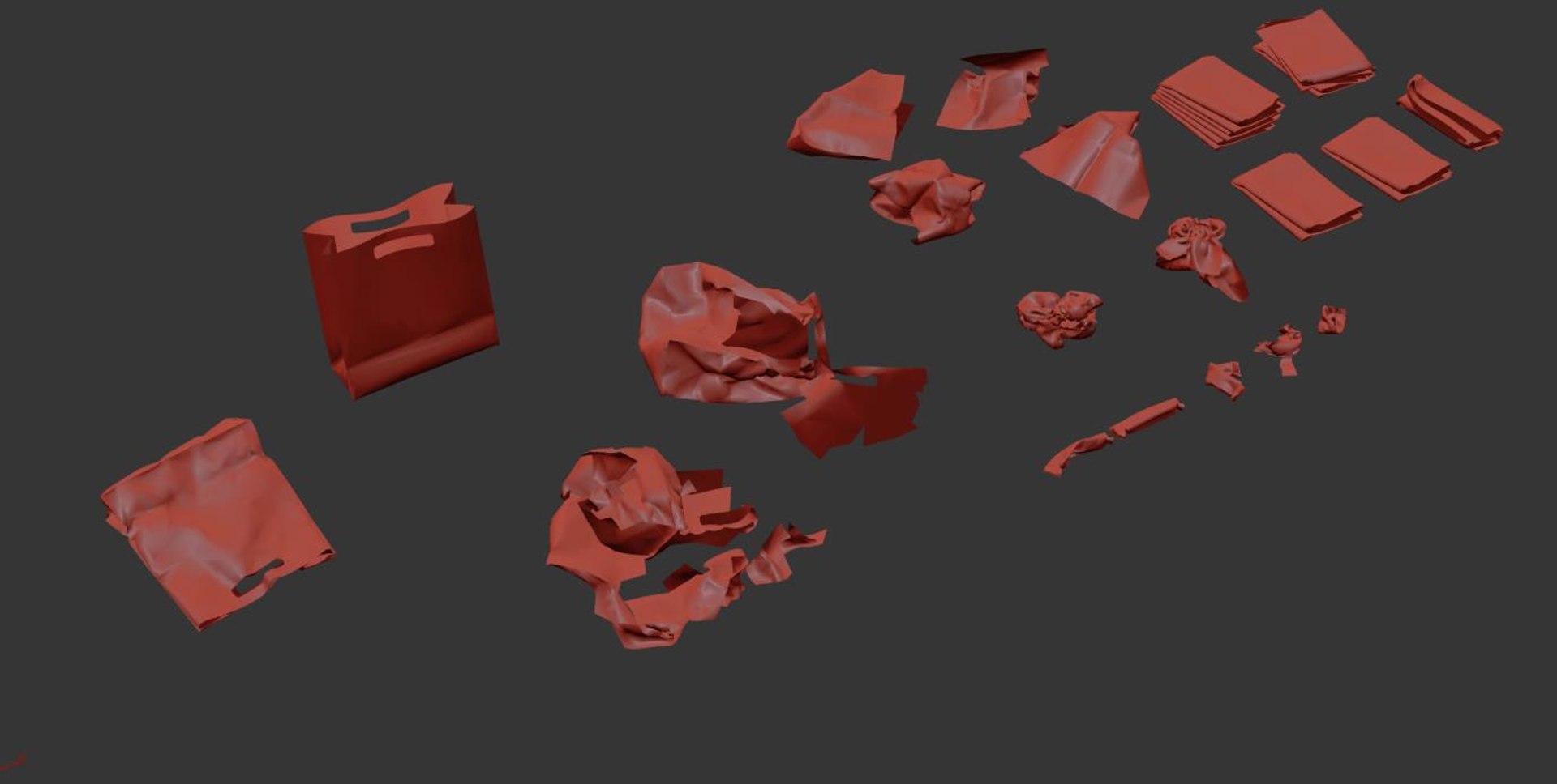 3D Paper Trash PBR Game Ready Model - TurboSquid 1758494