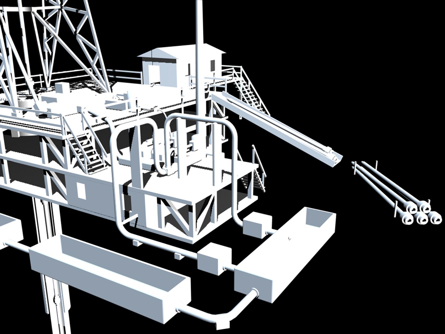 Scene Derrick 3d Model