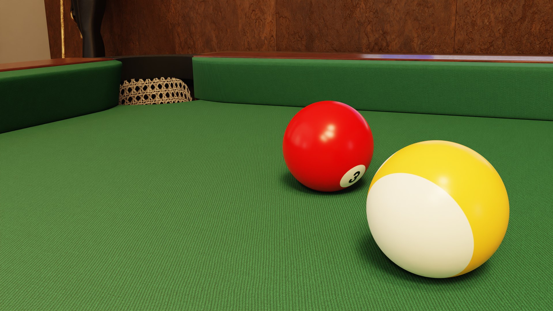Classic Pool Snooker Table model - TurboSquid 1810810