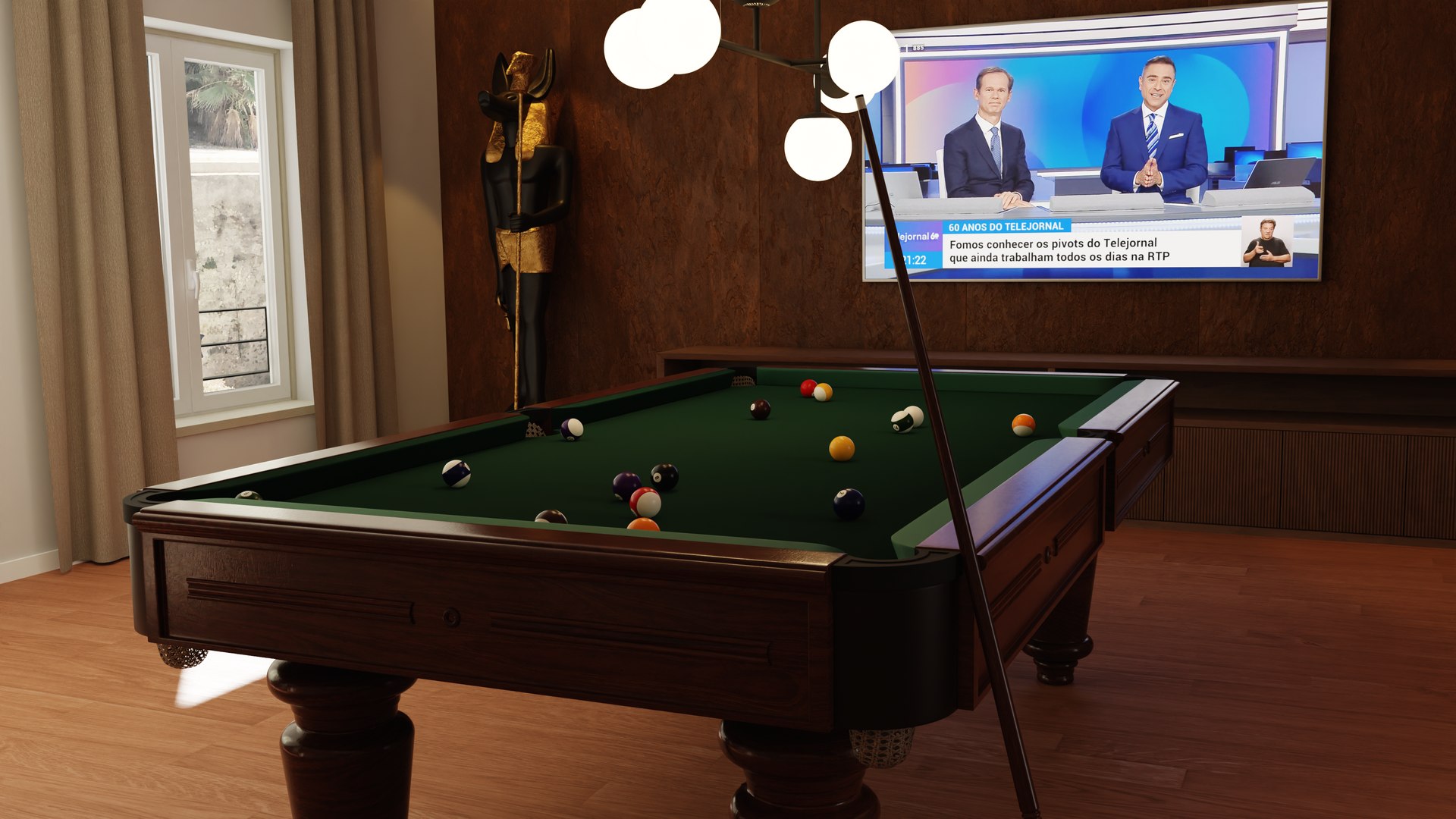 Classic Pool Snooker Table model - TurboSquid 1810810