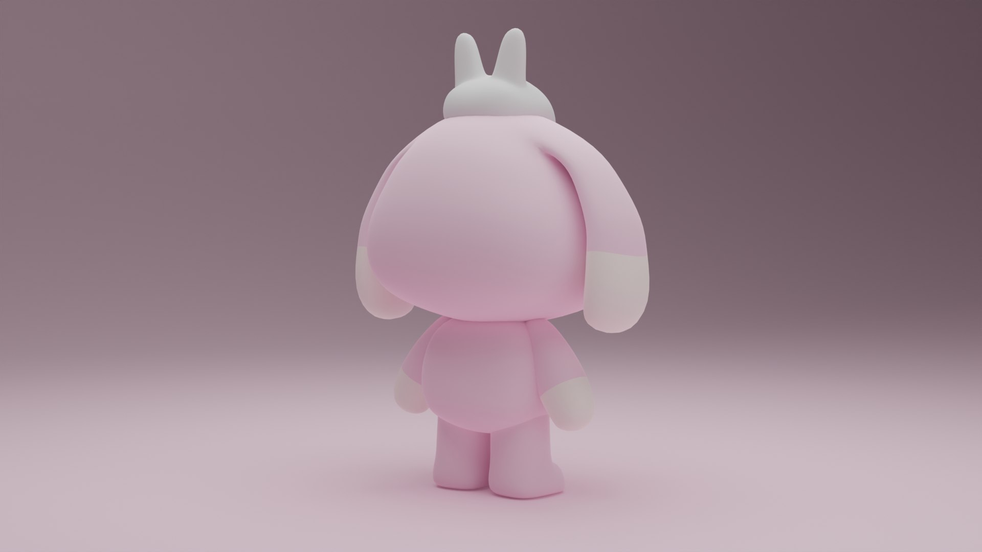 3D Cute bunny Character rabbit model - TurboSquid 2145062