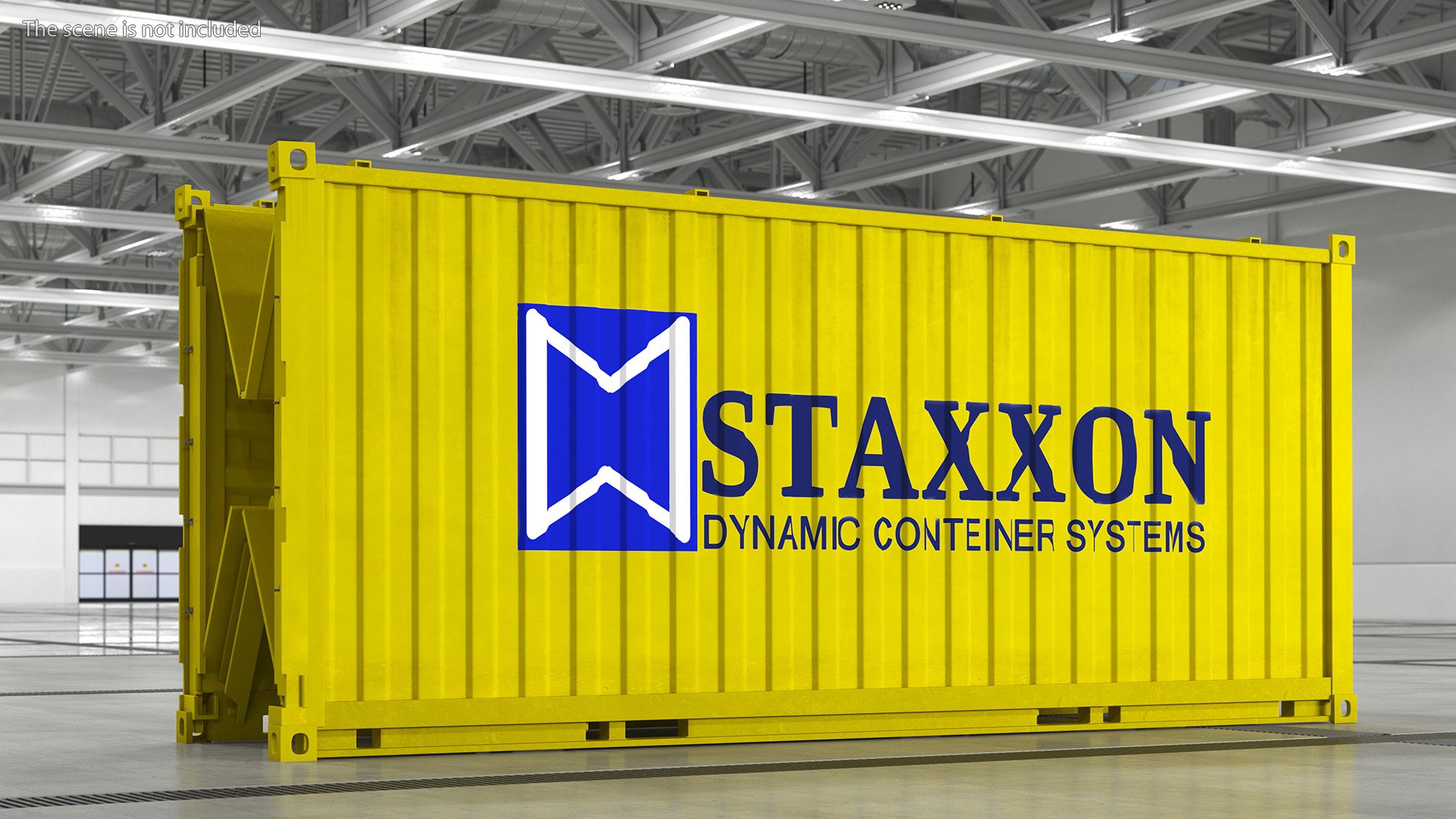 Shipping Container With Foldable Panels 3D - TurboSquid 2226191