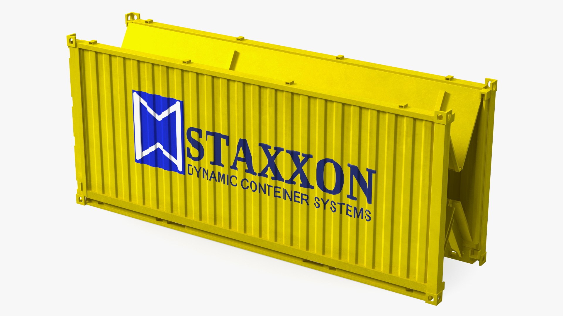 Shipping Container With Foldable Panels 3D - TurboSquid 2226191
