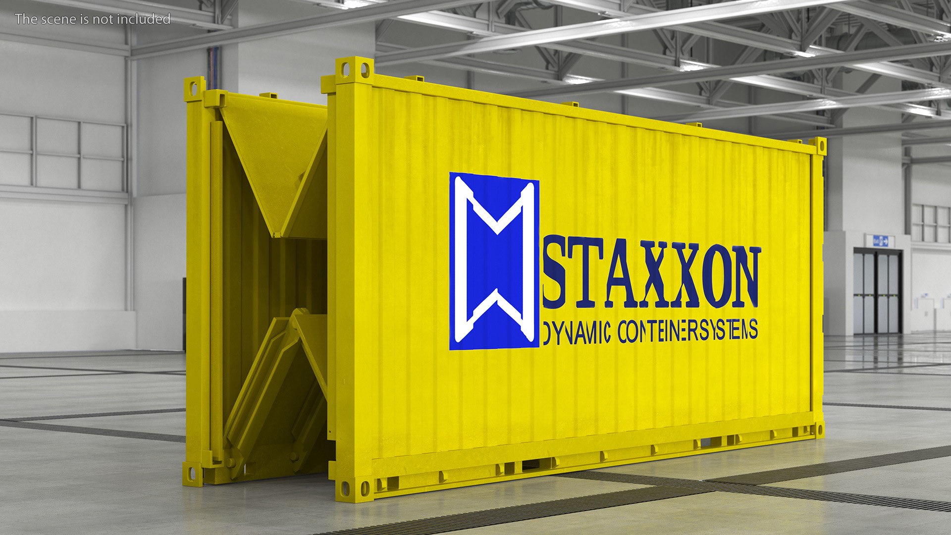 Shipping Container With Foldable Panels 3D - TurboSquid 2226191