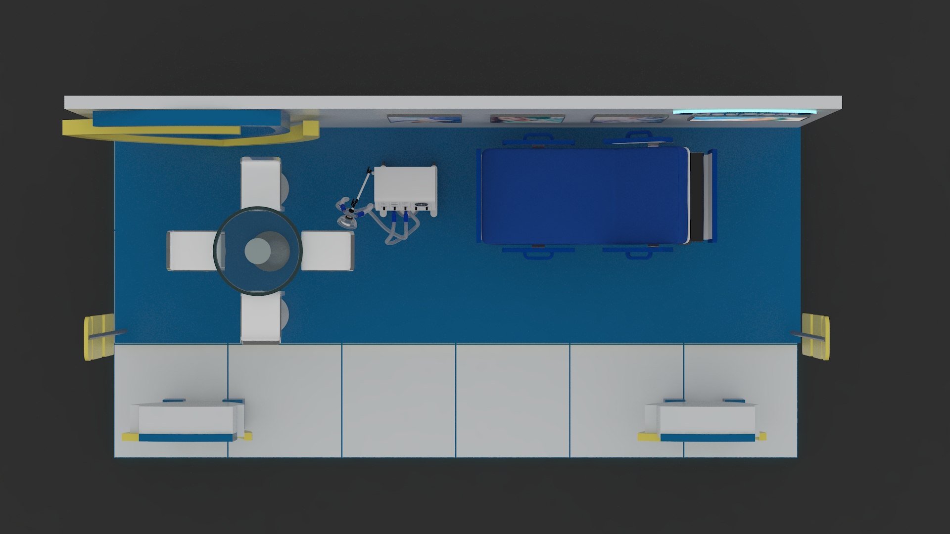 3D 6x3 Medical Stand - TurboSquid 2259437
