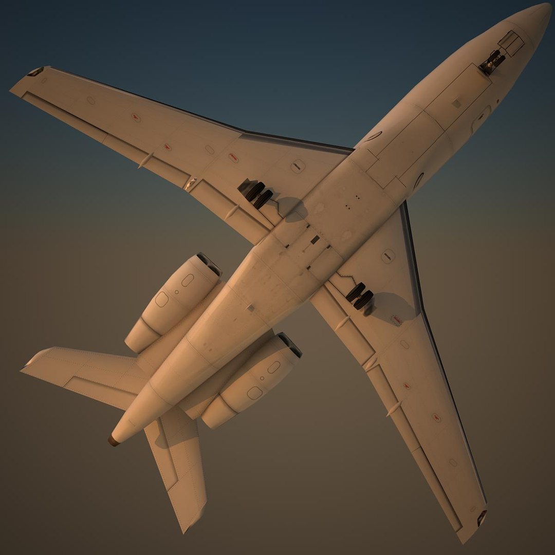 3d dassault falcon basic
