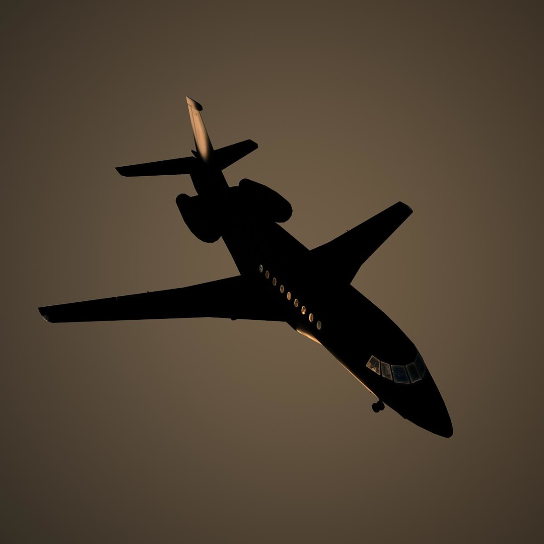 3d dassault falcon basic