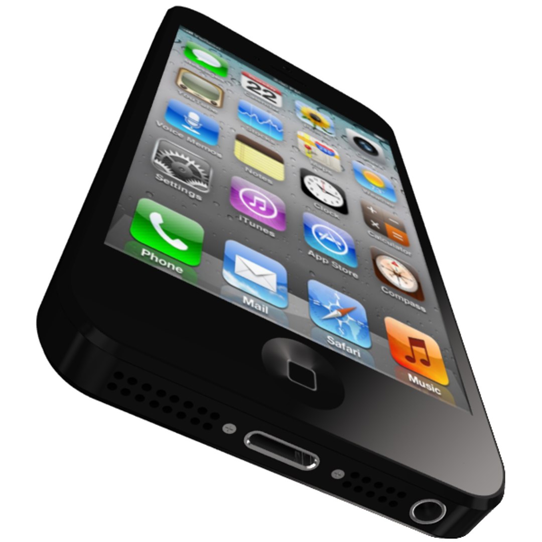 3d iphone 5 model