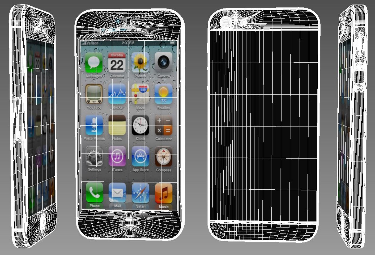 3d iphone 5 model