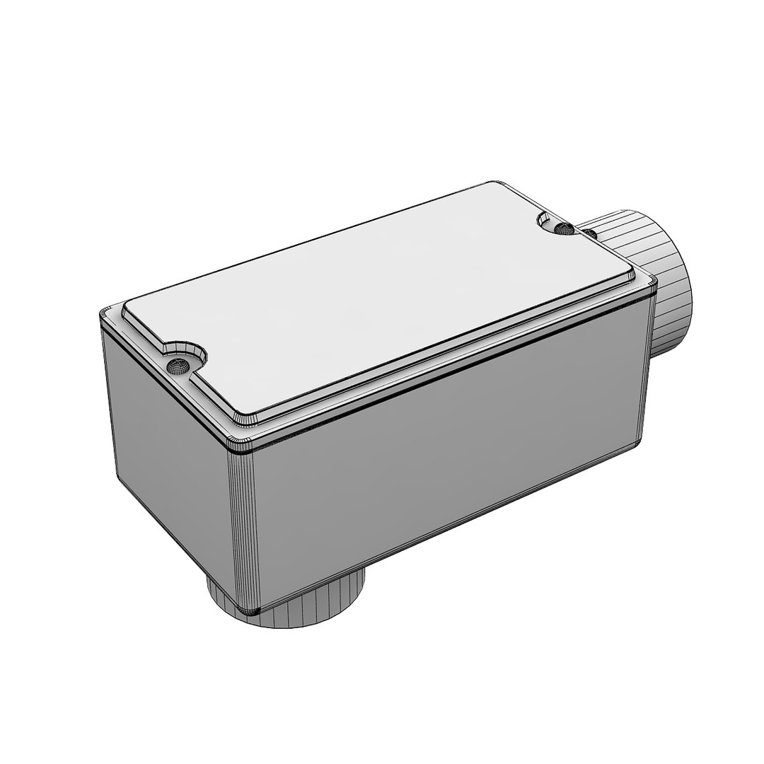 3dsmax Small Electrical Junction Box
