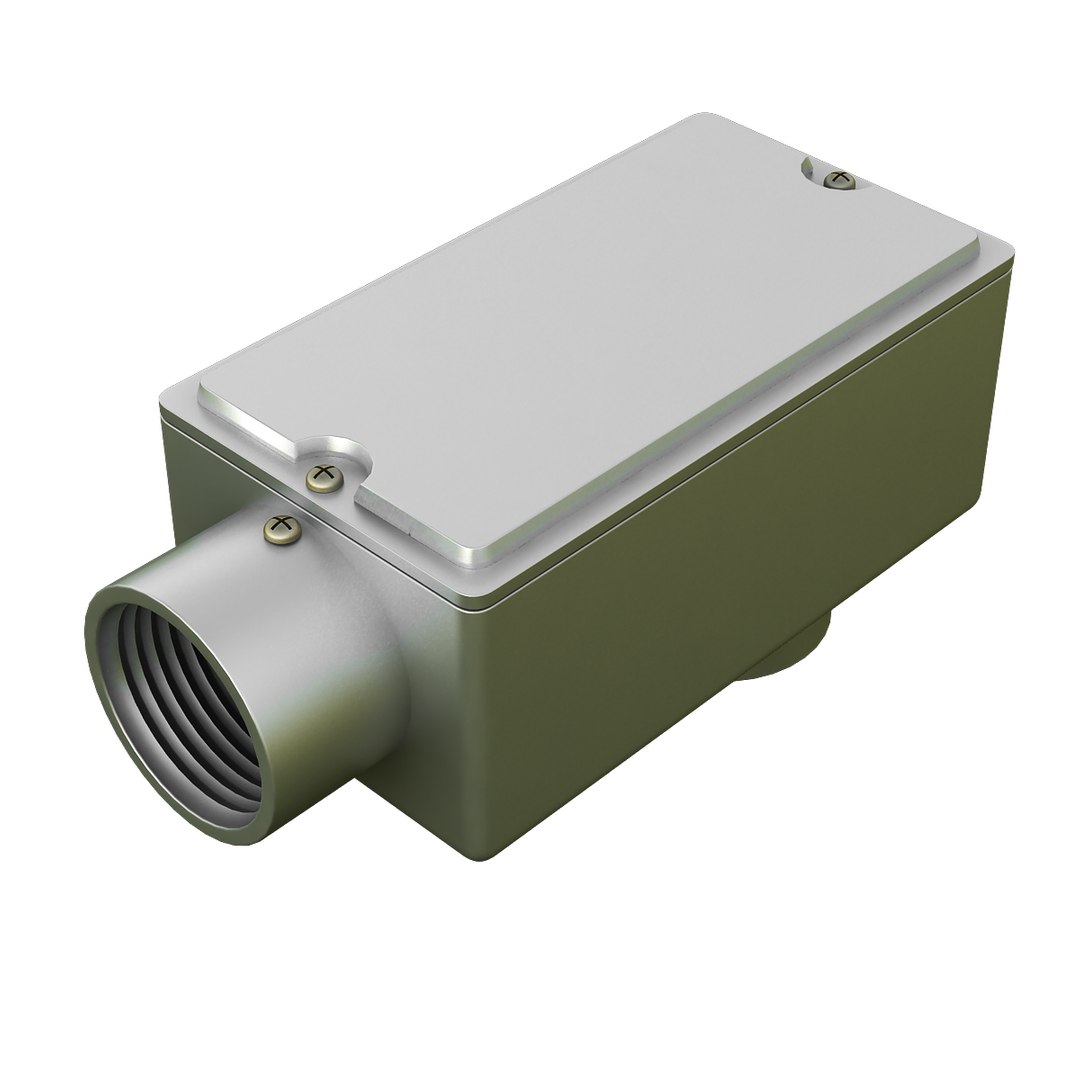 3dsmax Small Electrical Junction Box