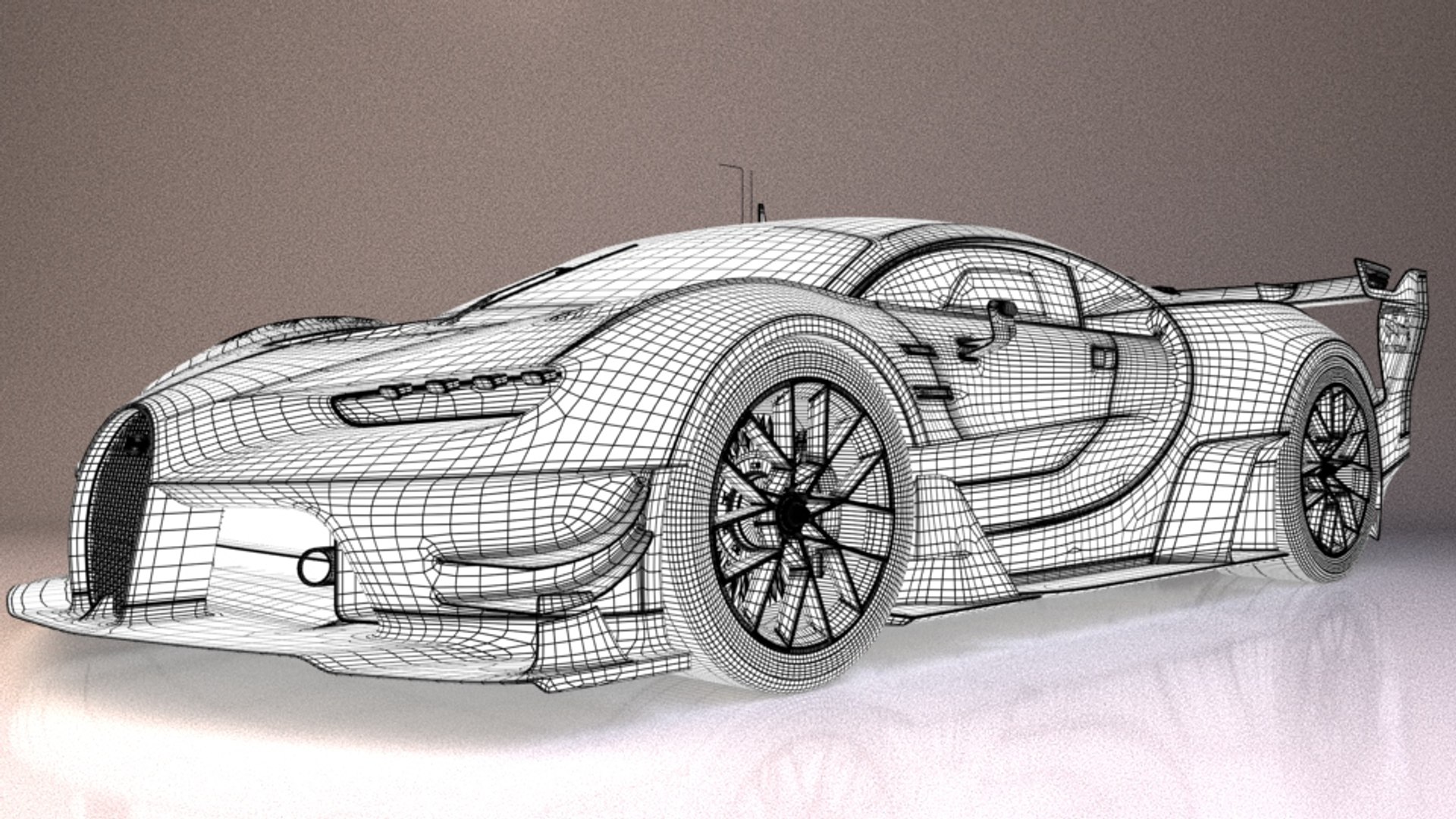 Bugatti Vision 3D Model - TurboSquid 1568600