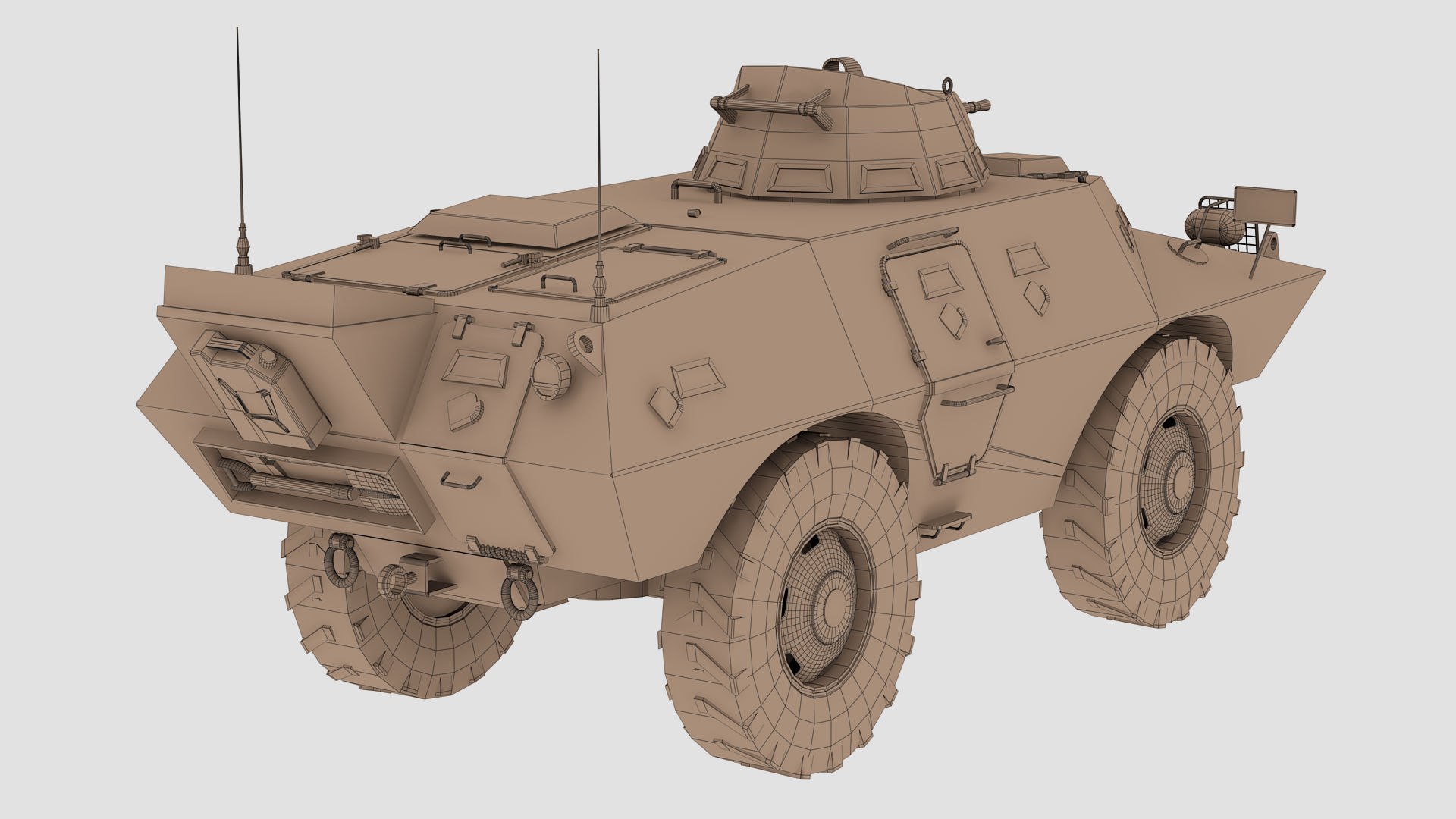 Cadillac Gage V100 Commando 3D Model - TurboSquid 2337147