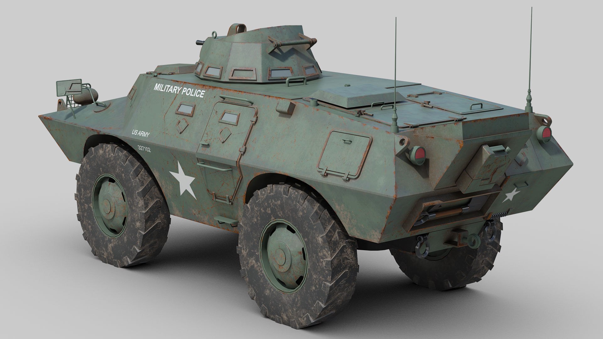 Cadillac Gage V100 Commando 3D Model - TurboSquid 2337147