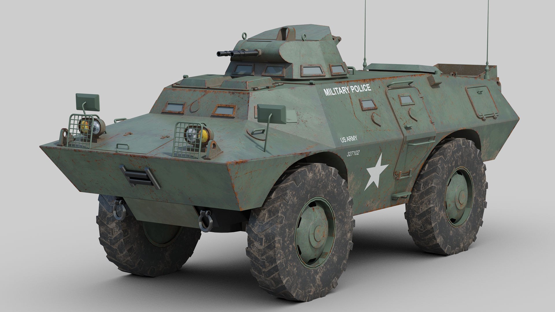 Cadillac Gage V100 Commando 3D Model - TurboSquid 2337147