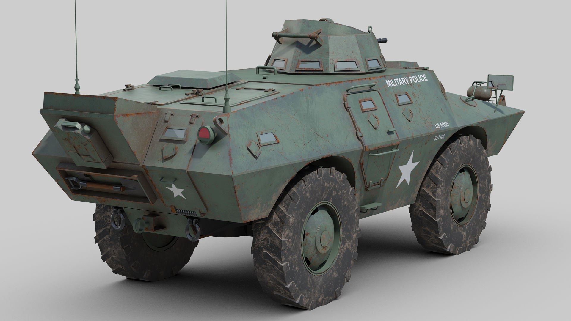 Cadillac Gage V100 Commando 3D Model - TurboSquid 2337147