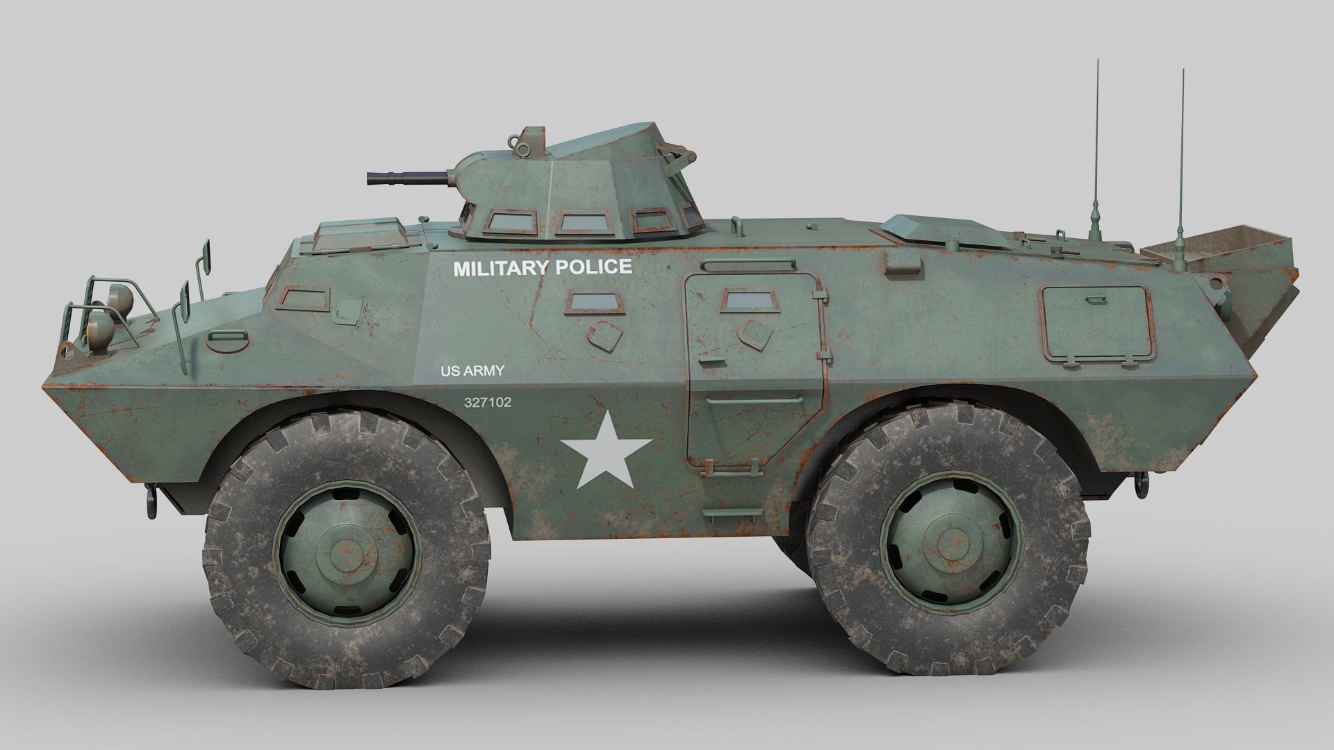 Cadillac Gage V100 Commando 3D Model - TurboSquid 2337147