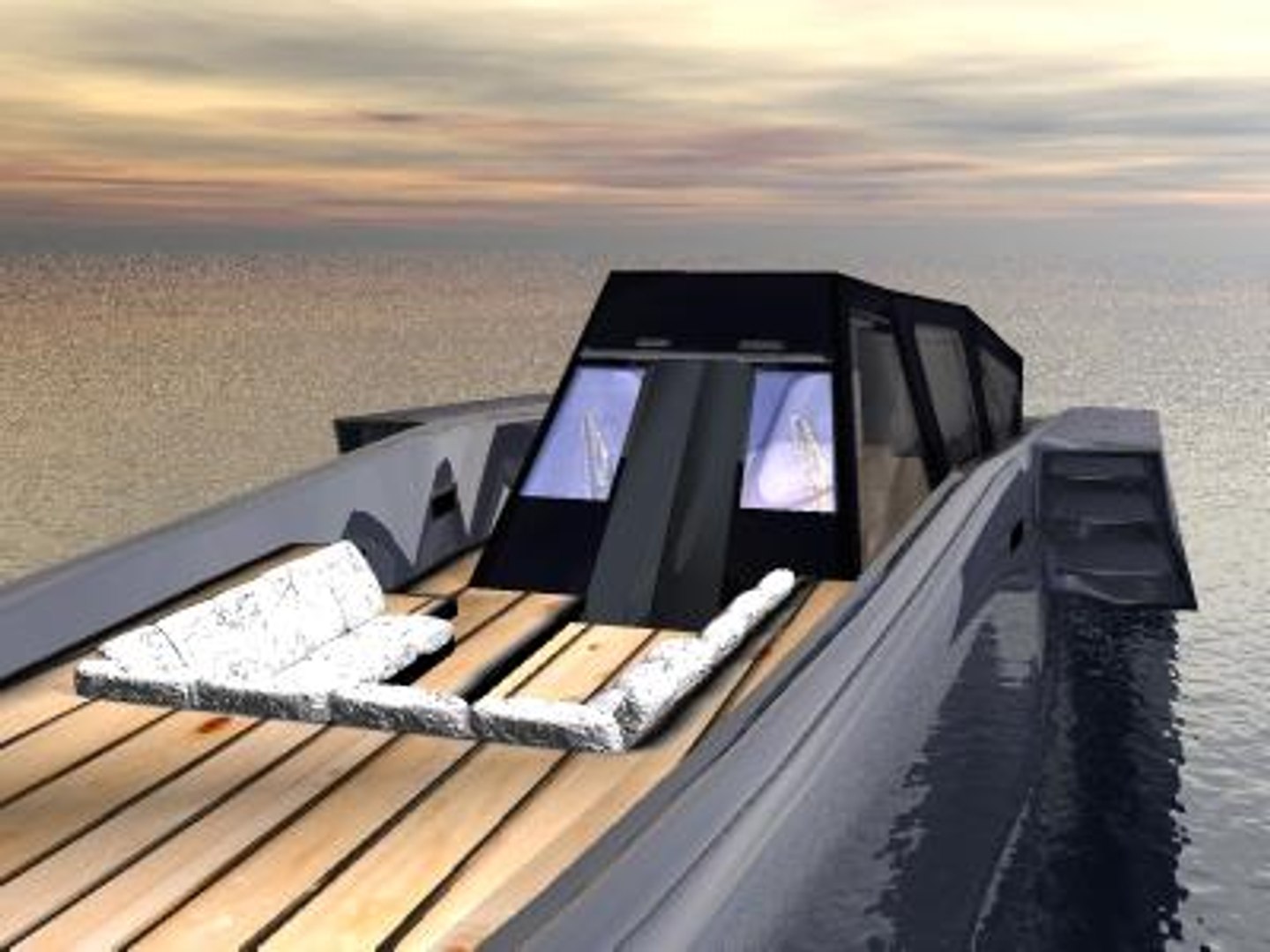 Speed Boat Wally 3d Model