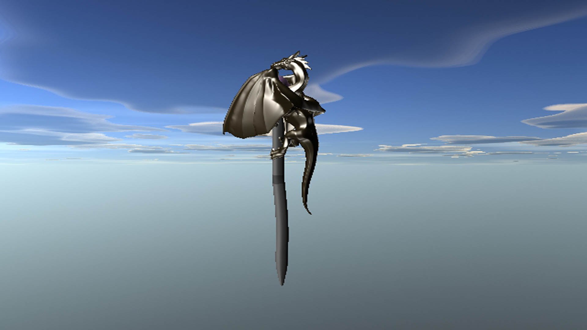 Dragon Staff Model - TurboSquid 2027690
