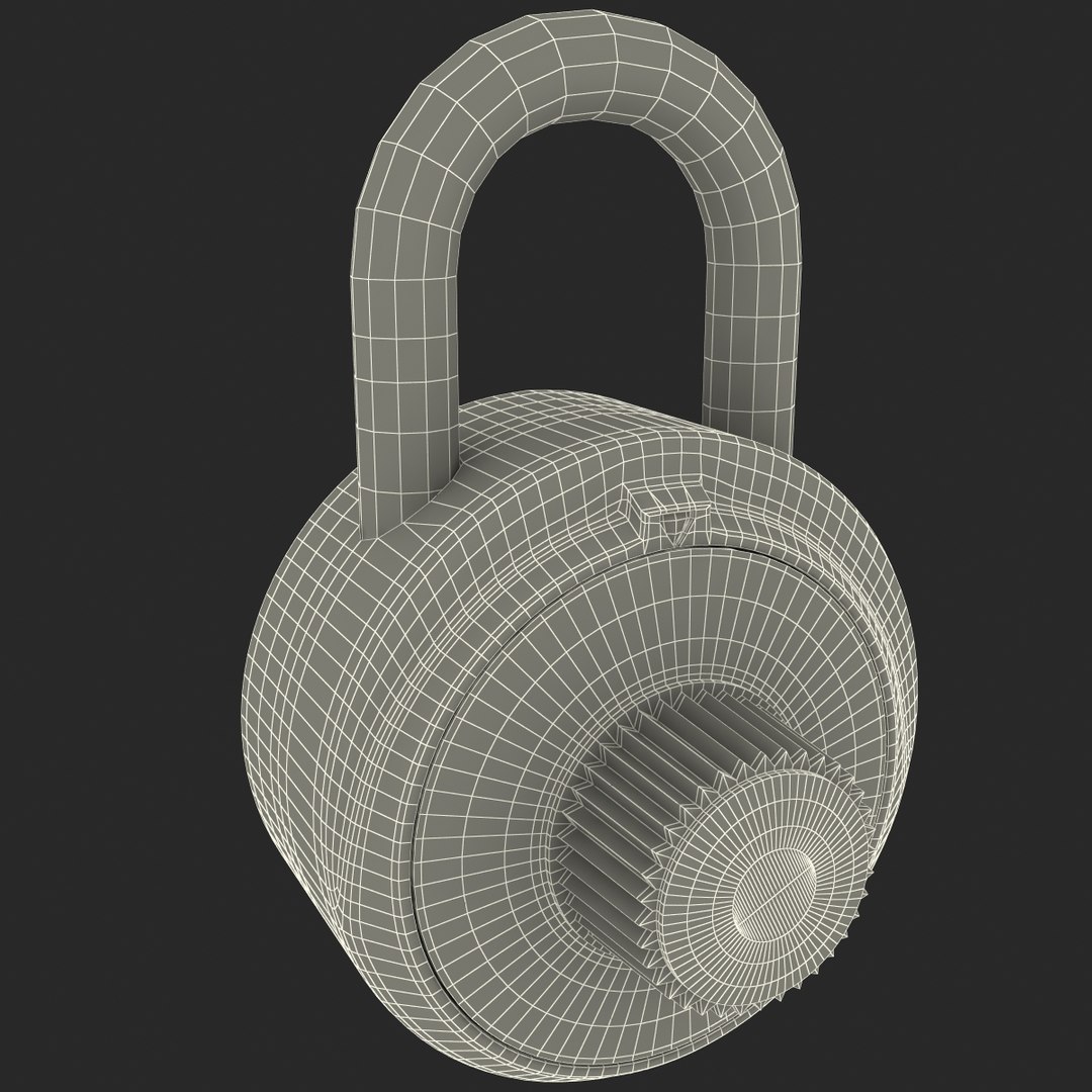 3d Combination Padlock