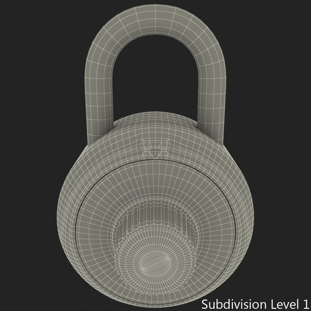 3d Combination Padlock