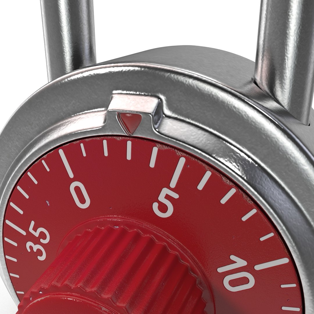 3d Combination Padlock