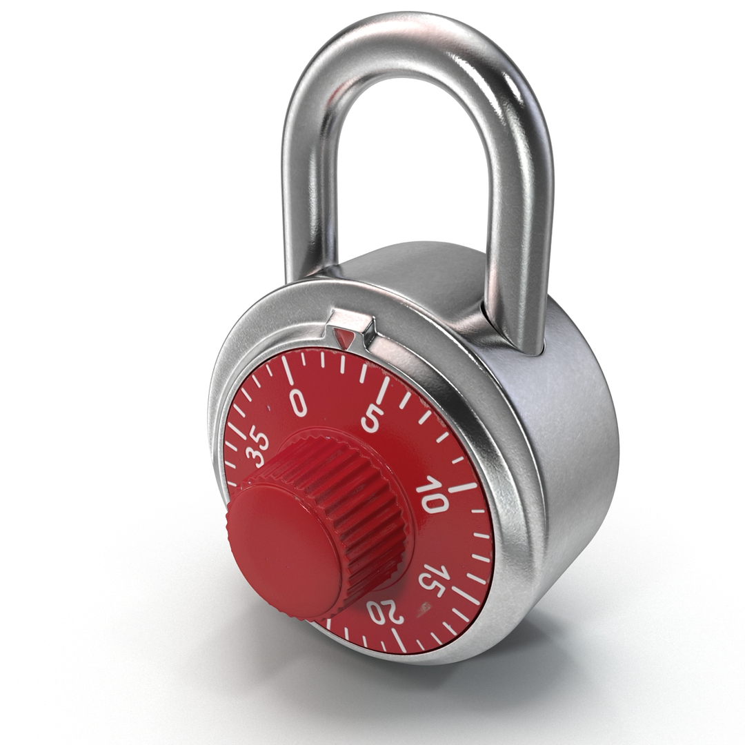 3d Combination Padlock