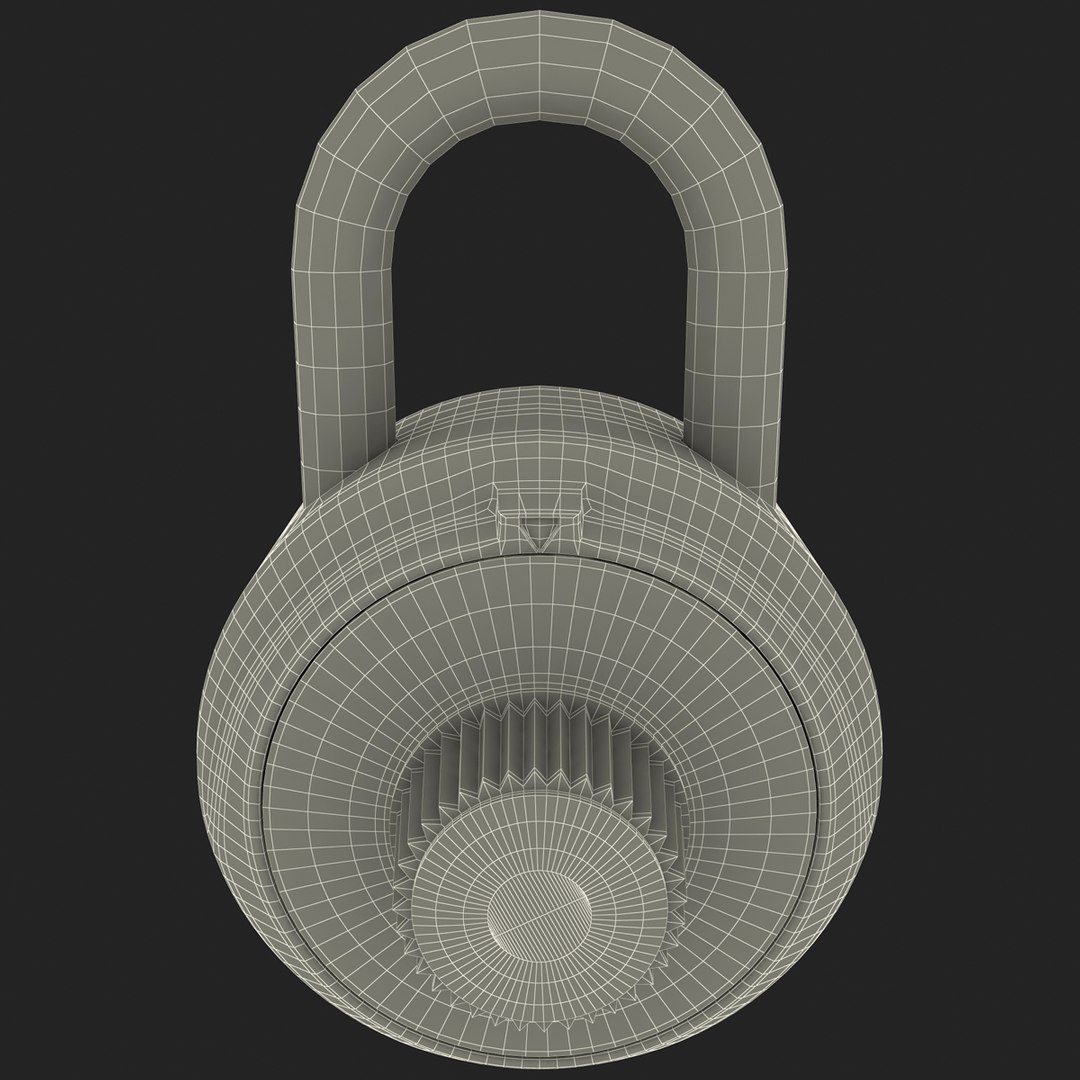 3d Combination Padlock