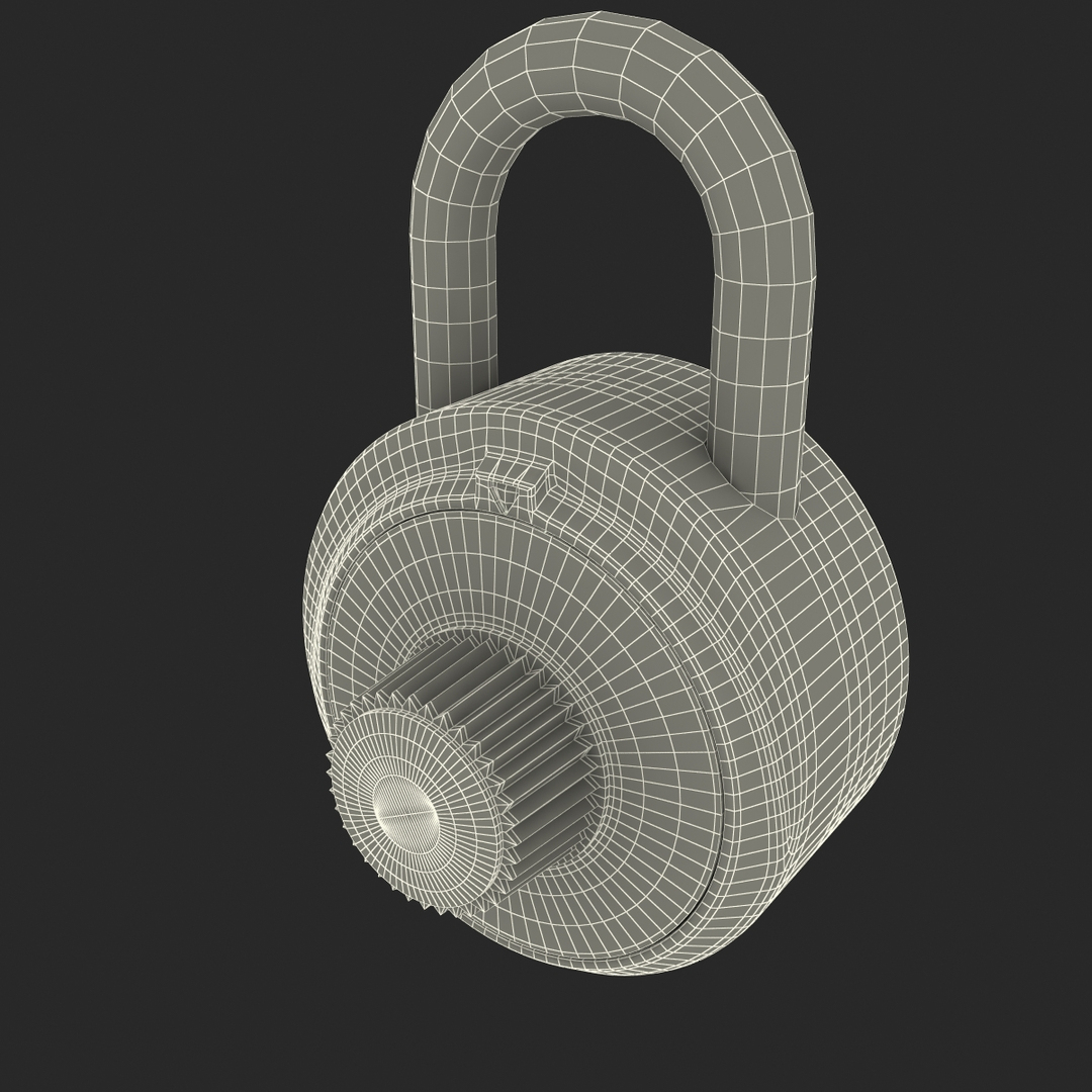 3d Combination Padlock