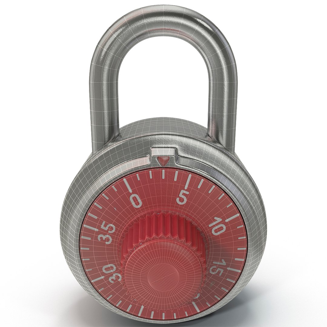 3d Combination Padlock