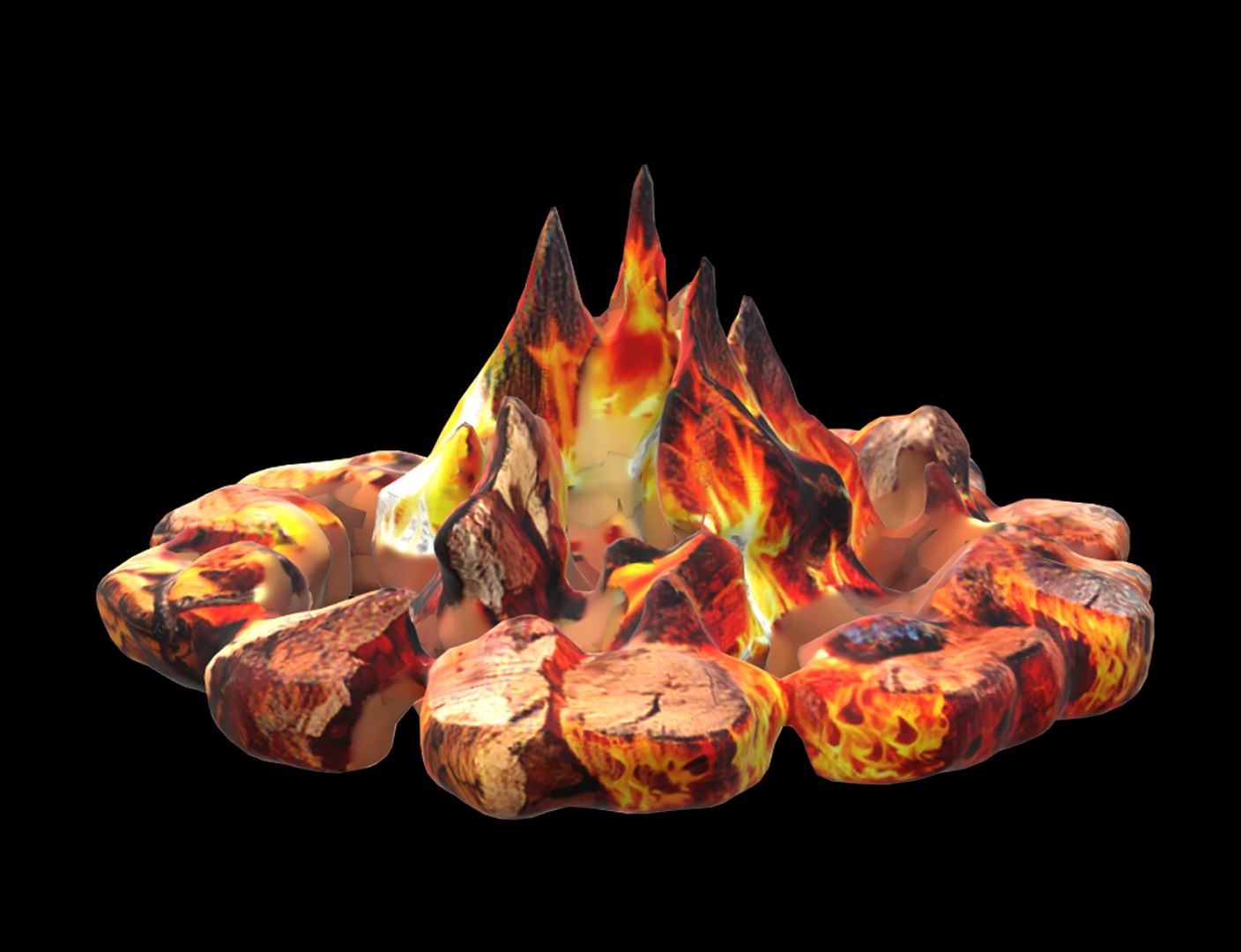 3D Model Campfire - TurboSquid 2138207